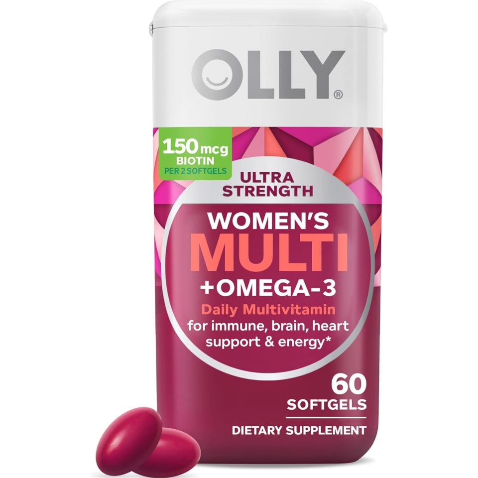 OLLY Ultra Strength Women's Multi & Omega-3 Softgels – DRUG STATION